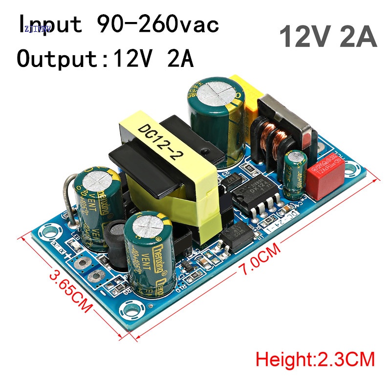 12V 2A Power Supply Module