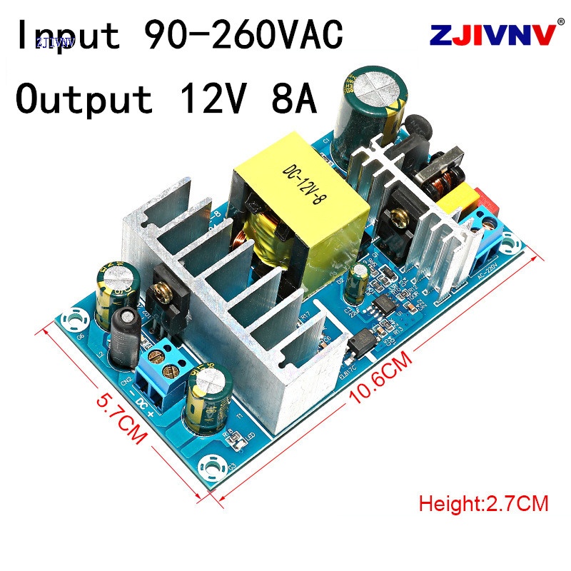 12V 8A Power Supply Module